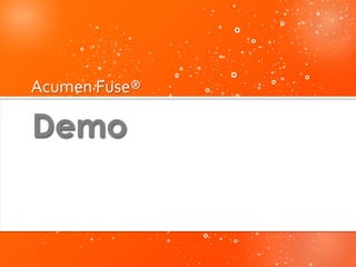 Acumen Fuse & Customer Case Study | PDF