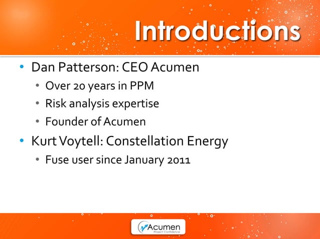 Acumen Fuse & Customer Case Study | PDF | Computer Software and ...