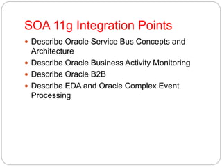 Oracle soa suite 11 g | PPTX | Operating Systems | Computer Software and Applications