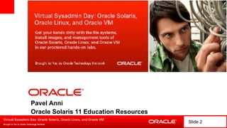 Oracle Solaris 11 Education | PDF | Operating Systems | Computer ...