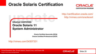Oracle Solaris 11 Education | PDF | Operating Systems | Computer Software and Applications