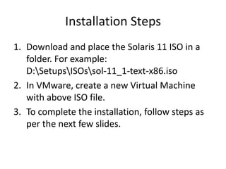 Oracle solaris 11 installation | PDF