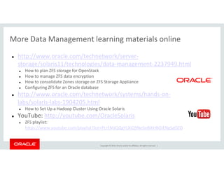 Oracle Solaris 11 lab agenda | PDF