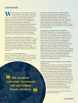 Oracle solution provider | PDF