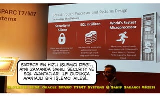 Oracle SPARC M7-T7 Systems Türkiye Lansmanı | PPT