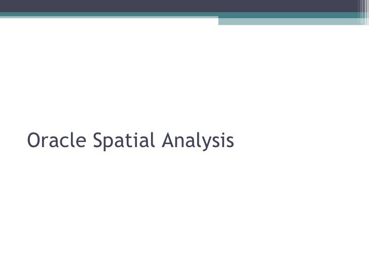 Oracle Spatial