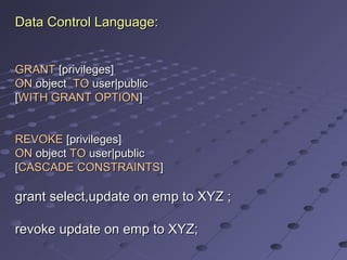 SQL introduction | PPT | Databases | Computer Software and Applications
