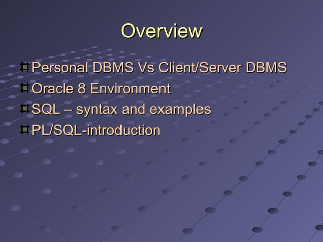 SQL introduction | PPT | Databases | Computer Software and Applications