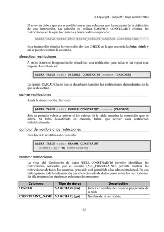 Manual de oracle sql | PDF
