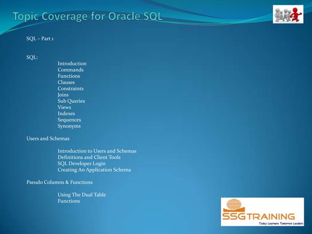 Oracle sql demo | PPT