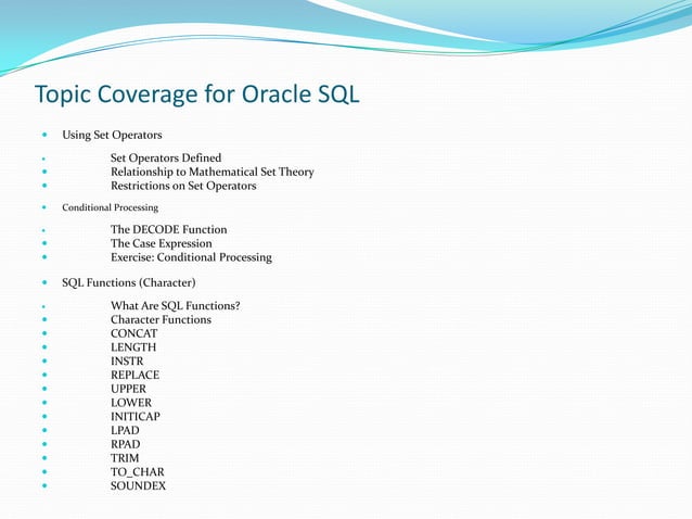 Oracle sql demo | PPT
