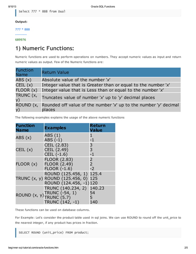 Oracle Sql Functions Pdf 9238