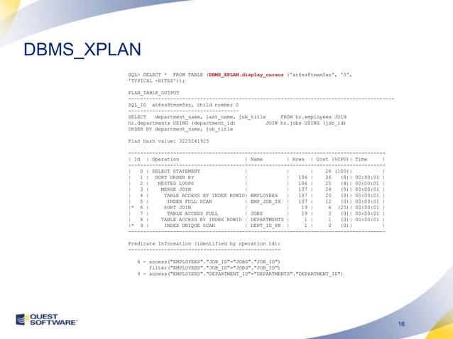 Oracle sql high performance tuning | PPTX