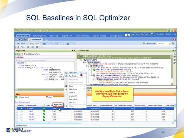 Oracle sql high performance tuning