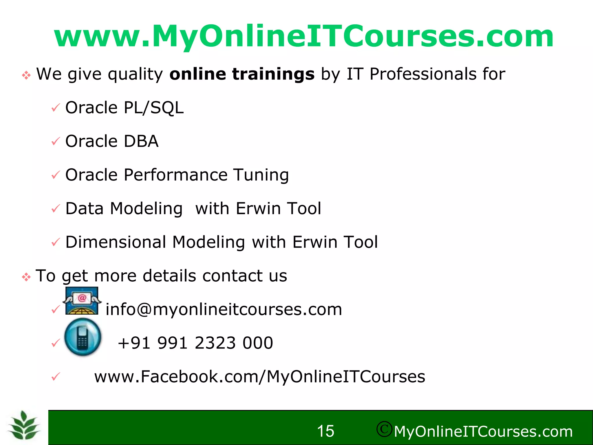 Oracle SQL Self Study | PPT