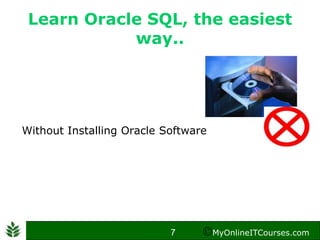 Oracle SQL Self Study | PPT
