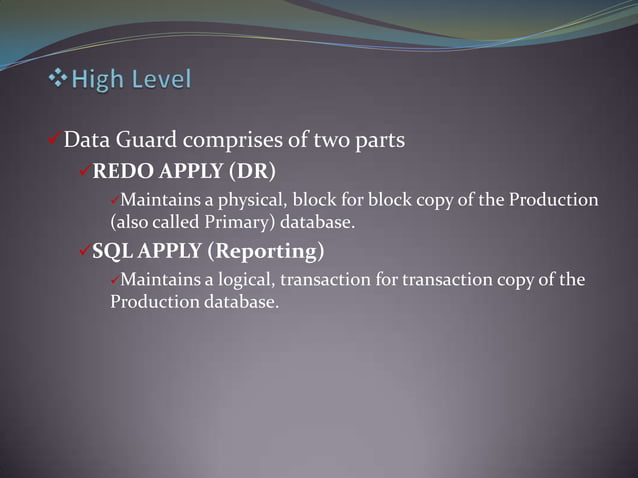 Oracle & sql server comparison 2 | PPTX | Operating Systems | Computer Software and Applications