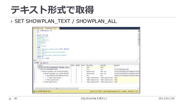 Oracle と sql server 比べてみよう (sql server)