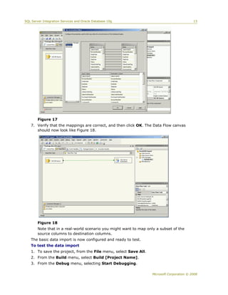 SQL Server Integration Services with Oracle Database 10g | PDF