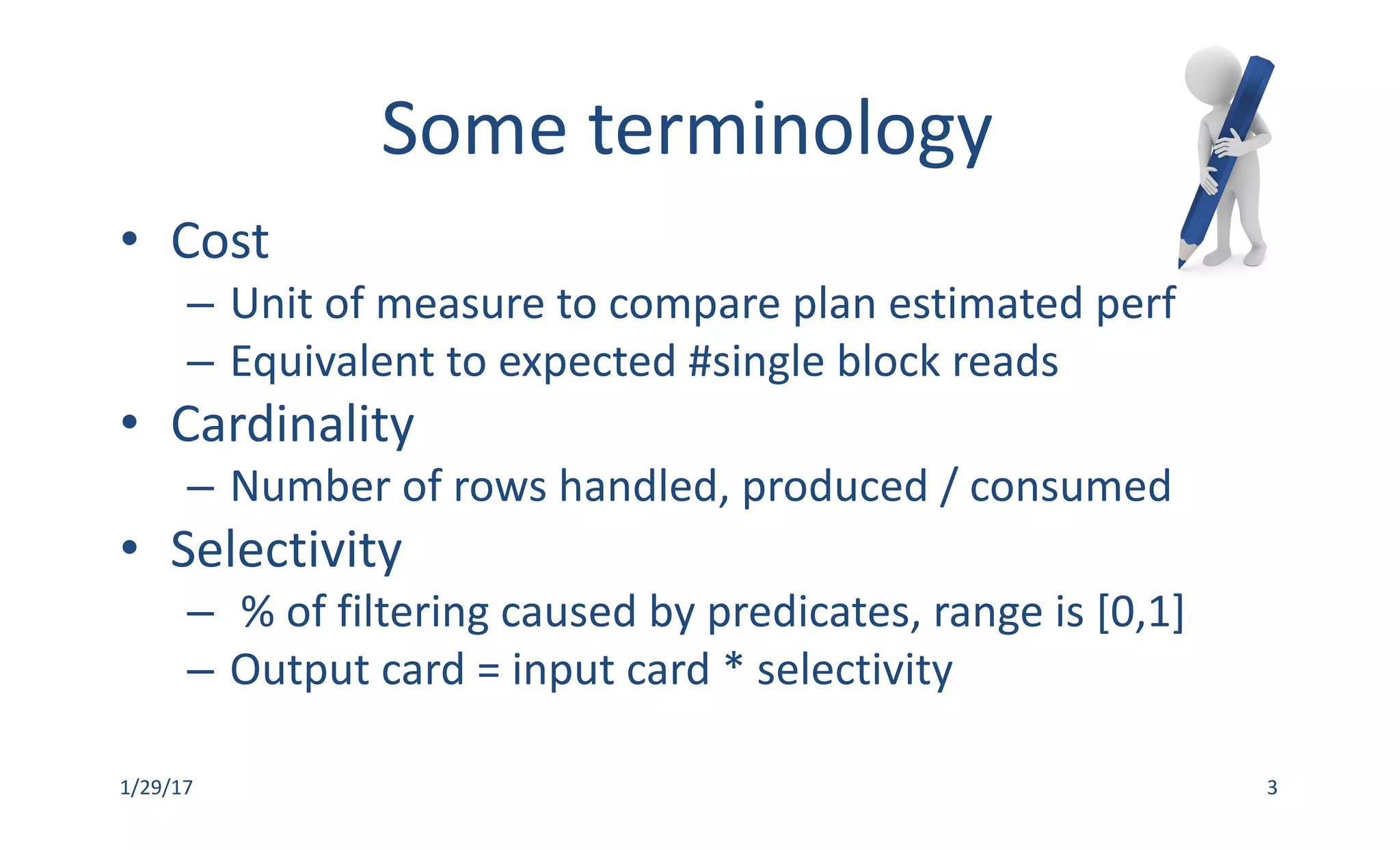 Oracle statistics by example | PPT