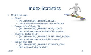 Oracle statistics by example | PPT