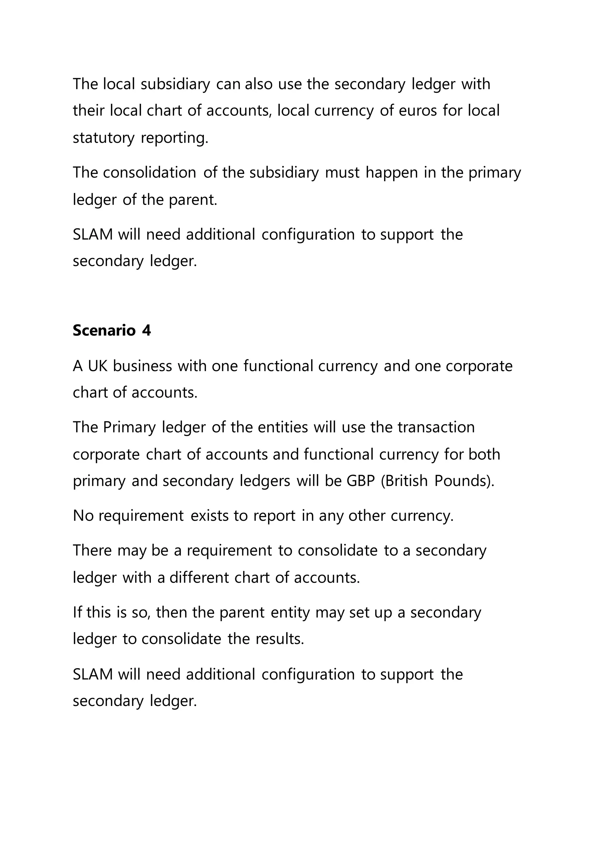 Oracle subledger accounting method and secondary ledgers for ...