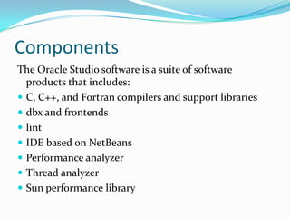 Oracle sun studio | PPT