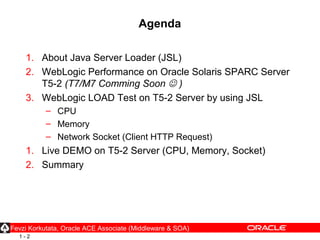 WebLogic Performance on SOLARIS SPARC Servers | PPT