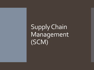 Oracle Supply Chain Management | PPTX