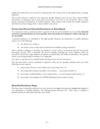 Oracle switch over_back | PDF