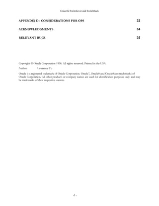 Oracle switch over_back | PDF