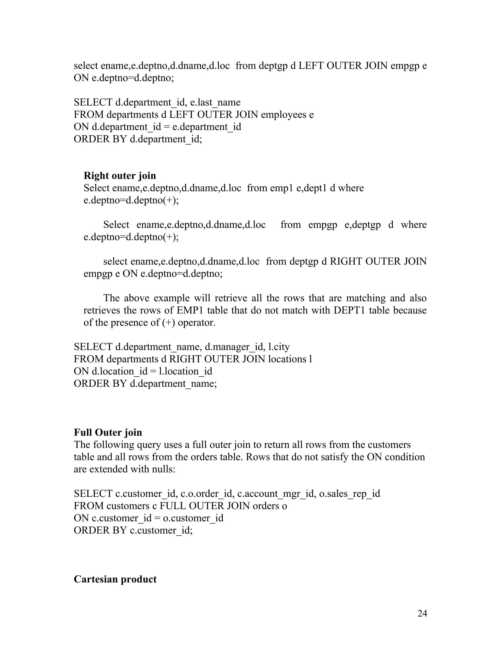Oracle Sql And Plsql Doc Databases Computer Software And