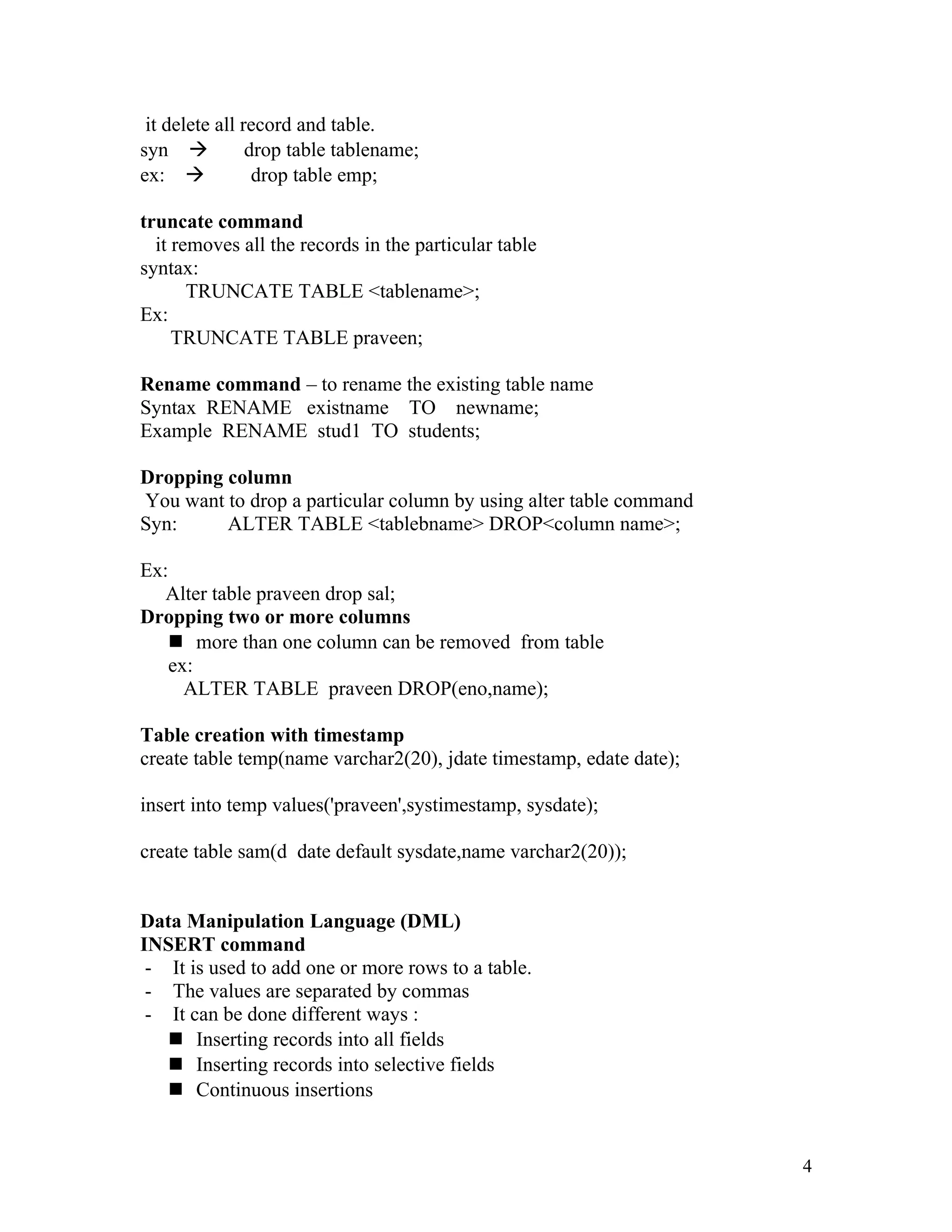Oracle Sql And Plsql Doc Databases Computer Software And 2315