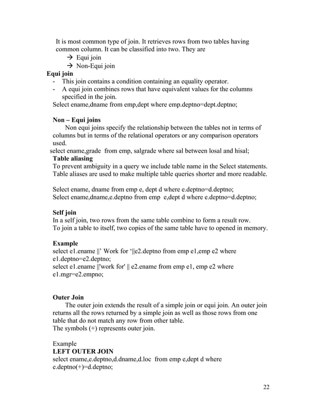Oracle Sql And Plsql Doc Databases Computer Software And Applications 2627