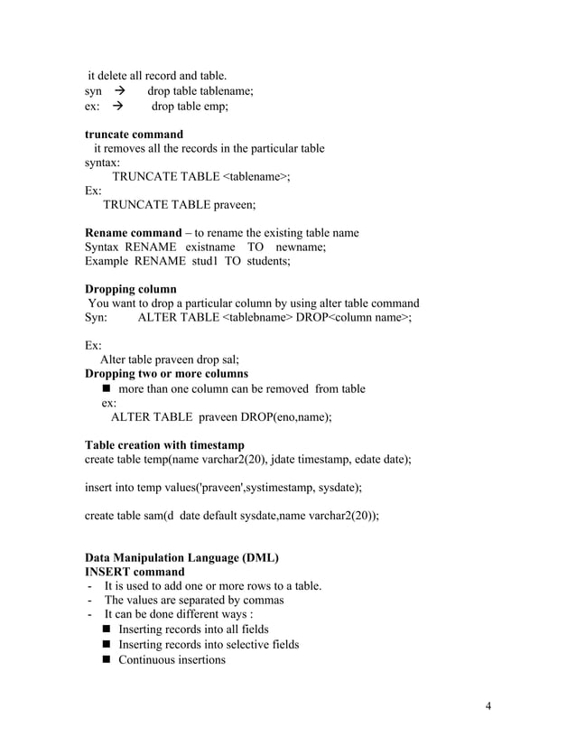 Oracle Sql And Plsql Doc Databases Computer Software And