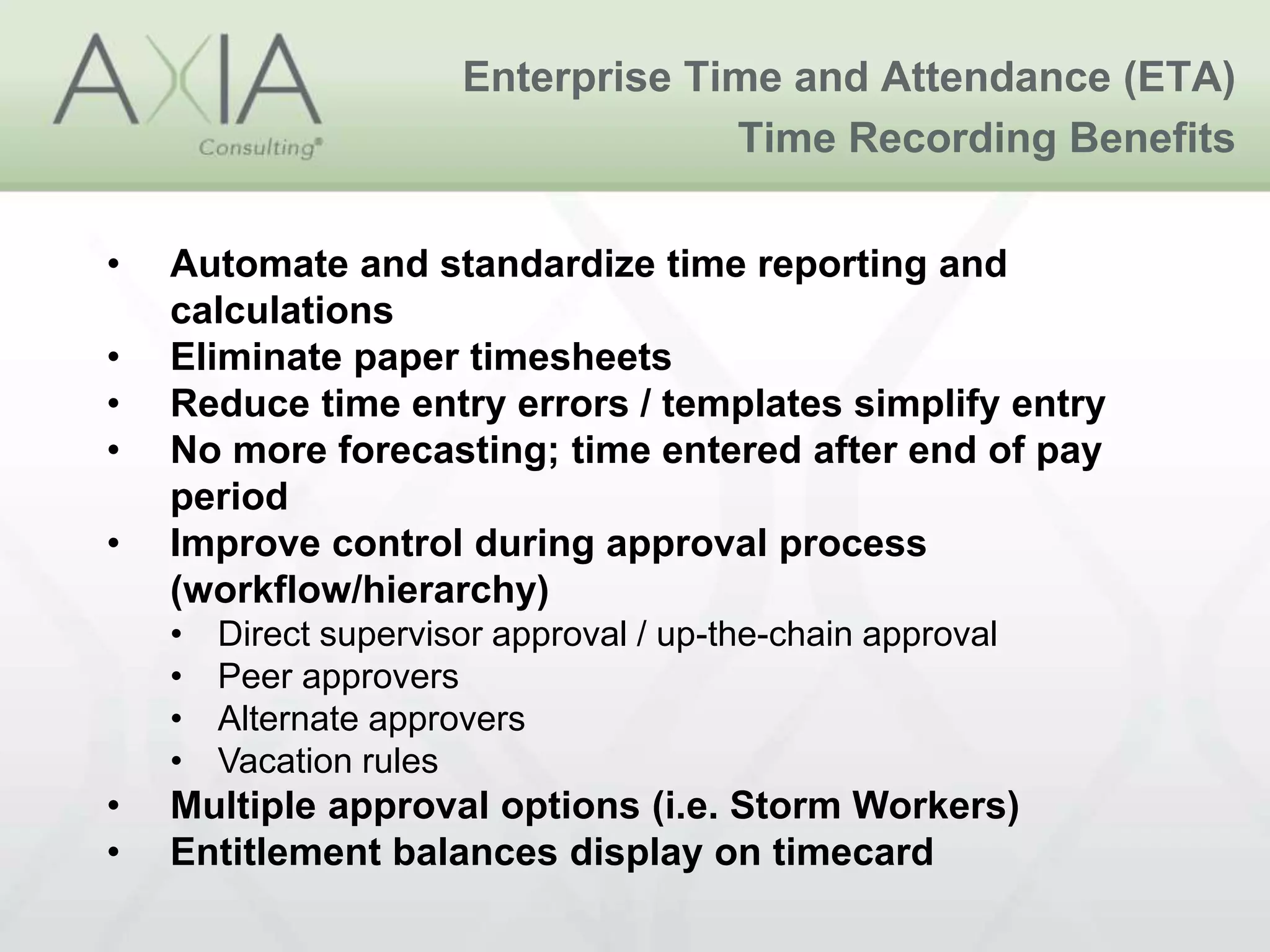 Oracle Time and Labor | PPTX