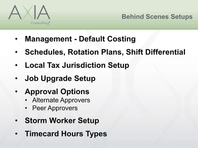 Oracle Time And Labor Ppt