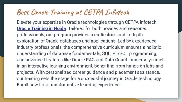 Oracle Training in Noida.pdf