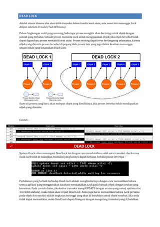 Oracle transaksi | PDF