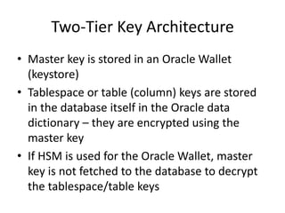 Oracle Transparent Data Encryption (TDE) 12c | PPT