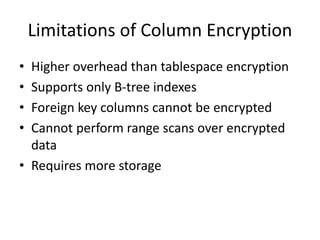 Oracle Transparent Data Encryption (TDE) 12c | PPT