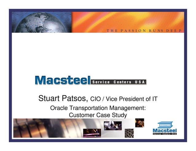 Oracle Transportation Management Customer Case Study | PDF | Logistics ...