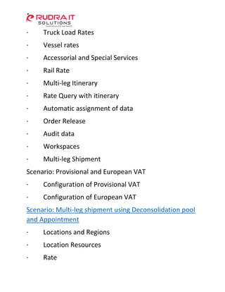 oracle Transportation Management OTM | PDF