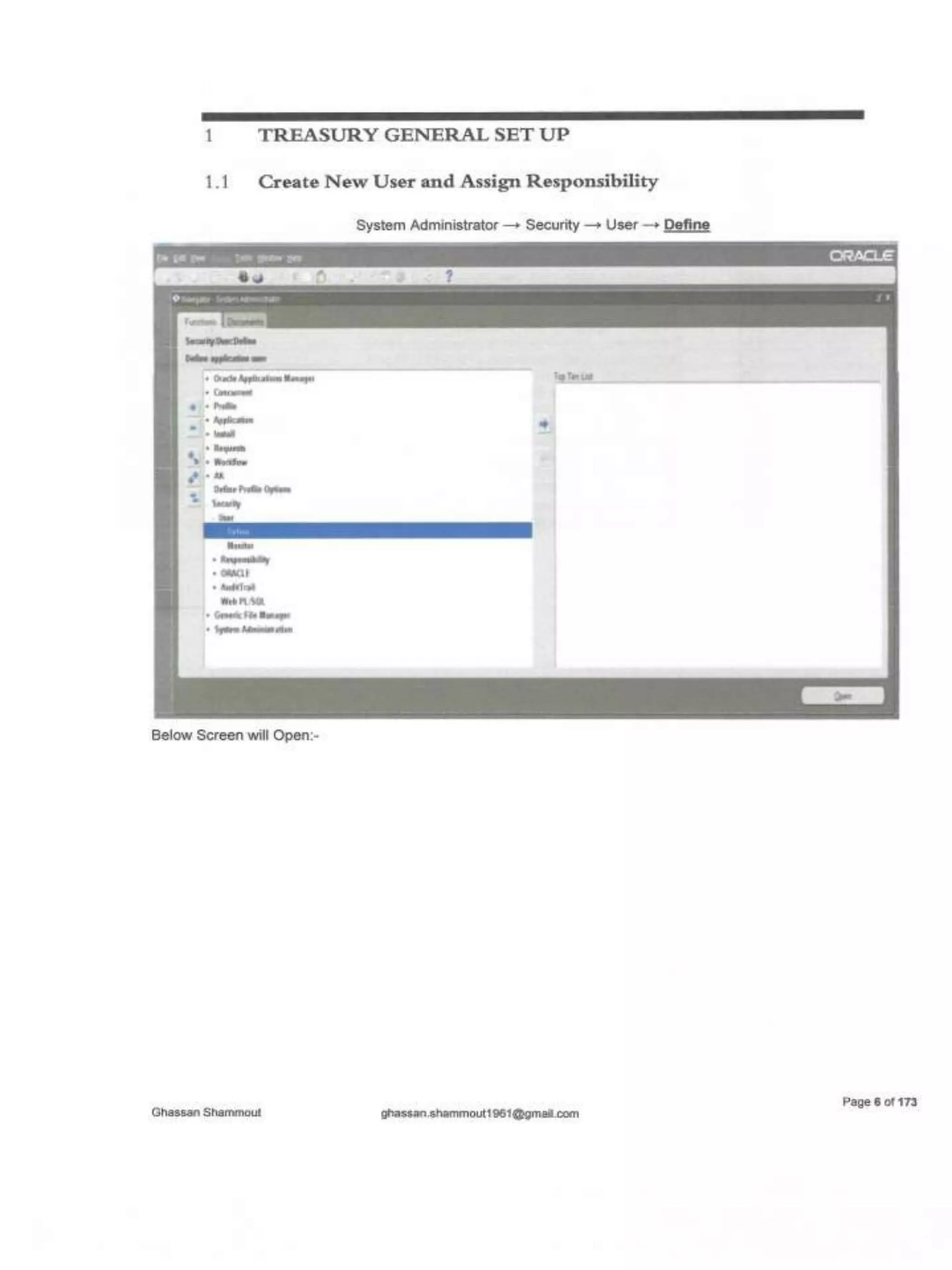 Oracle treasury setup and transactions user guide | PPTX