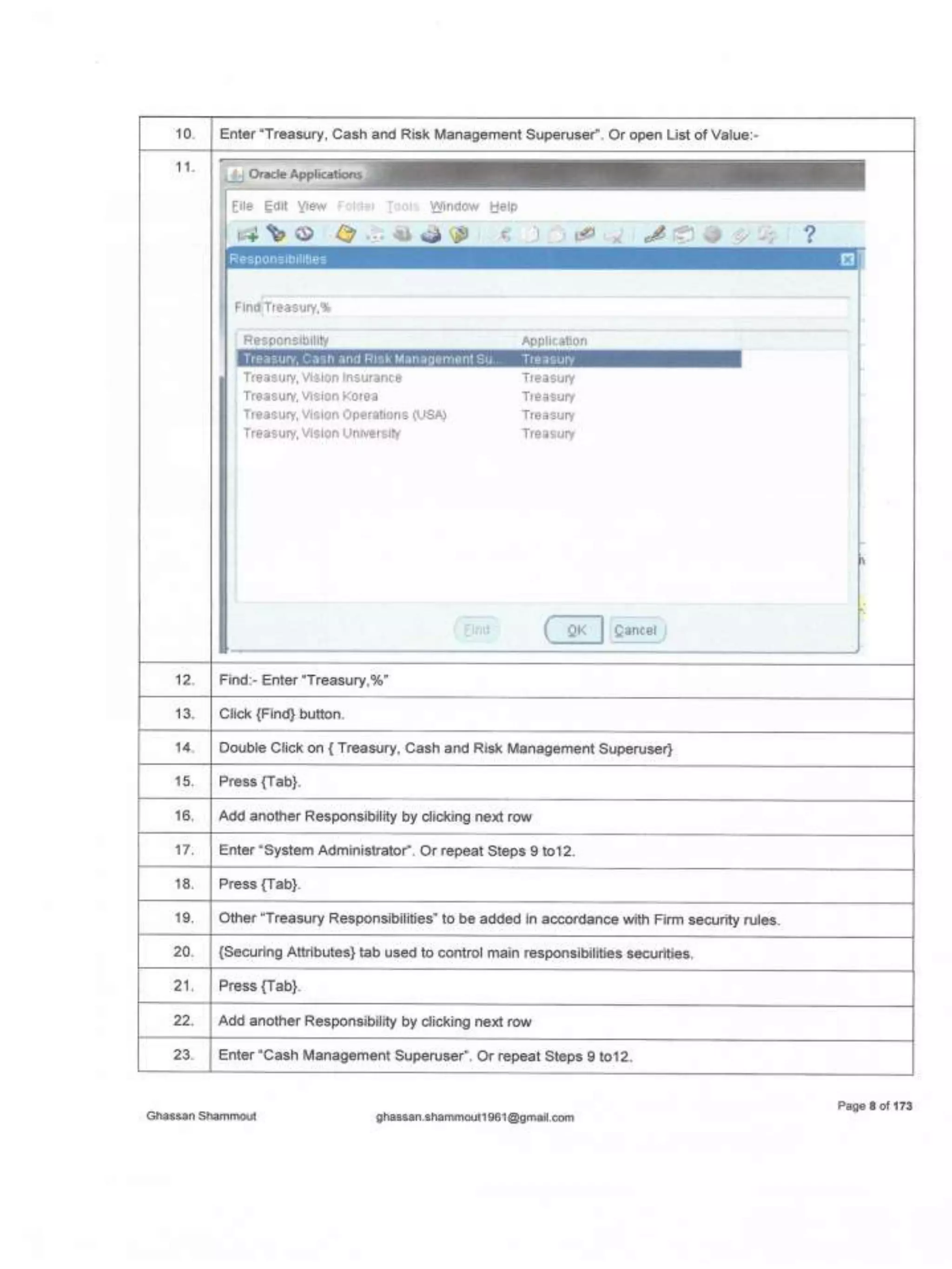 Oracle treasury setup and transactions user guide | PPTX