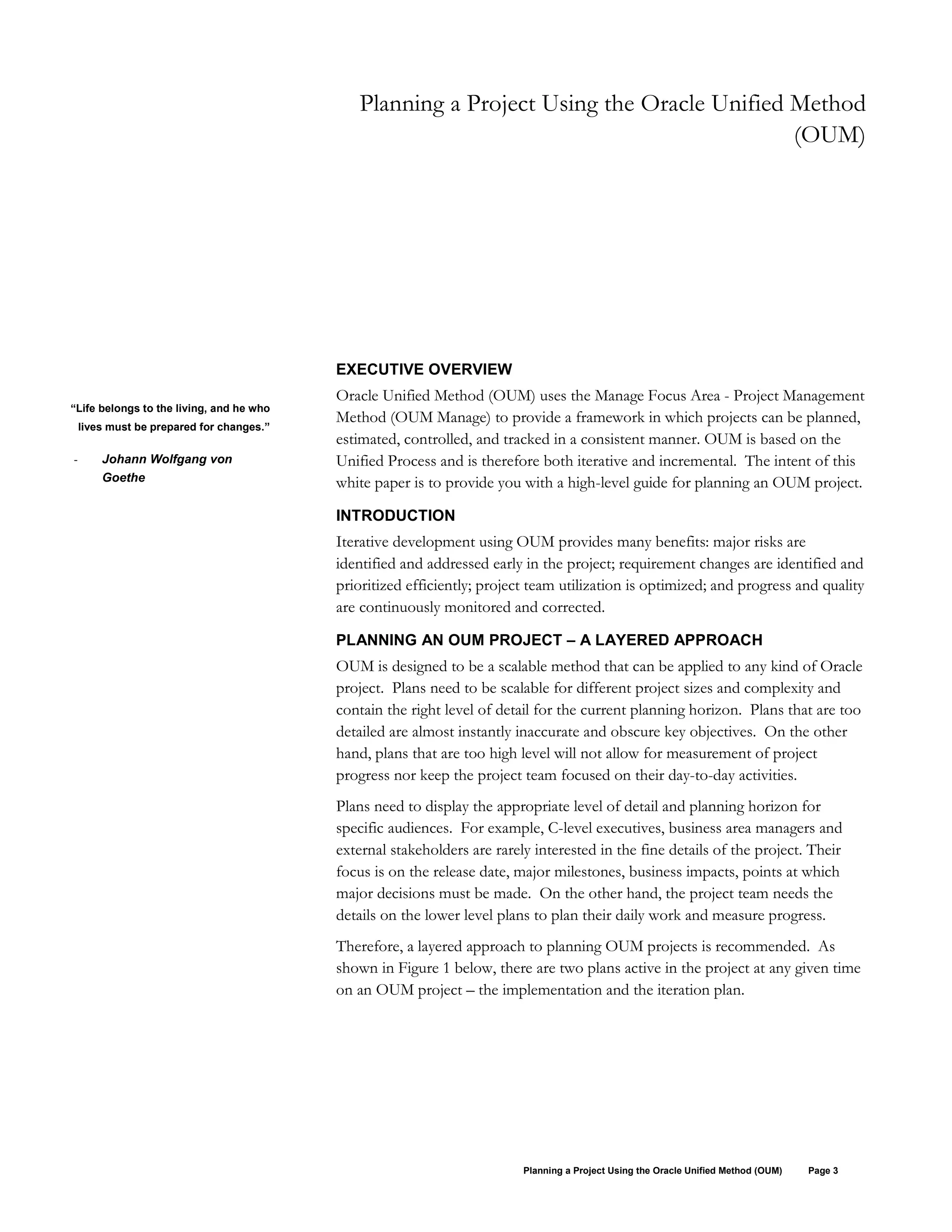 Oracle unified method | PDF