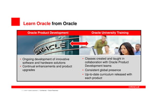 Oracle University - Your Complete Training Source for Oracle Software ...