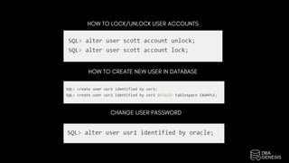 Oracle User Management | PDF