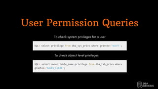 Oracle User Management | PDF