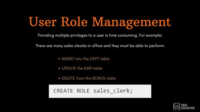 Oracle User Management | PDF